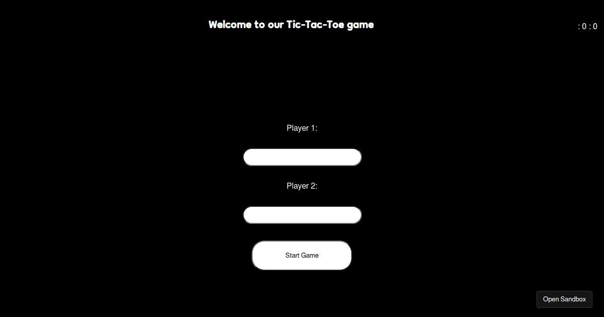 React Typescript Codesandbox