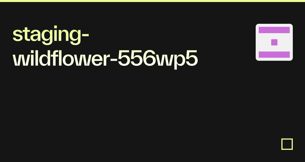 staging-wildflower-556wp5 - Codesandbox