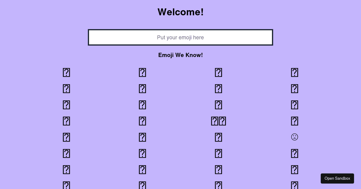 Final Part - Codesandbox