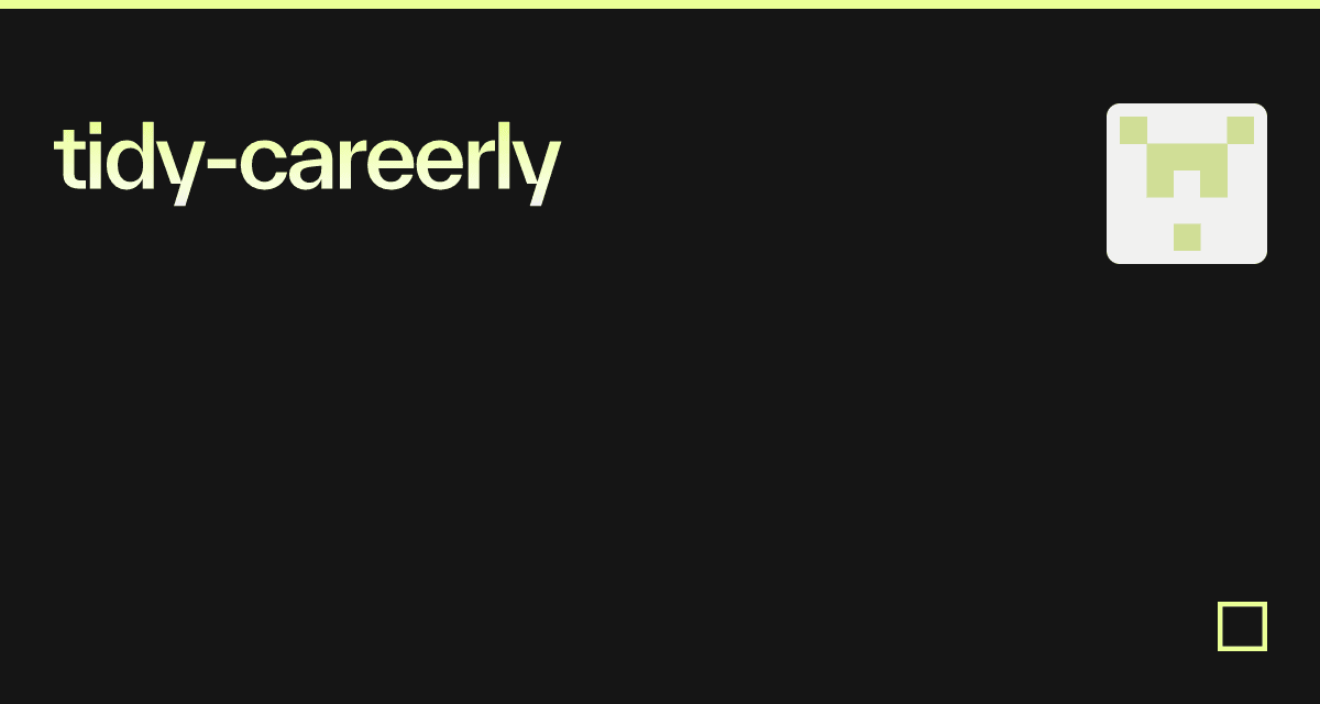 tidy-careerly - Codesandbox