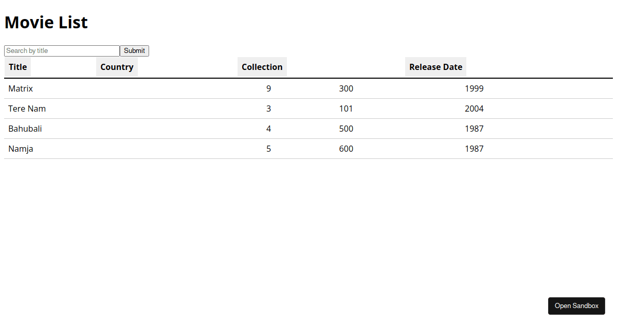 movie-list - Codesandbox