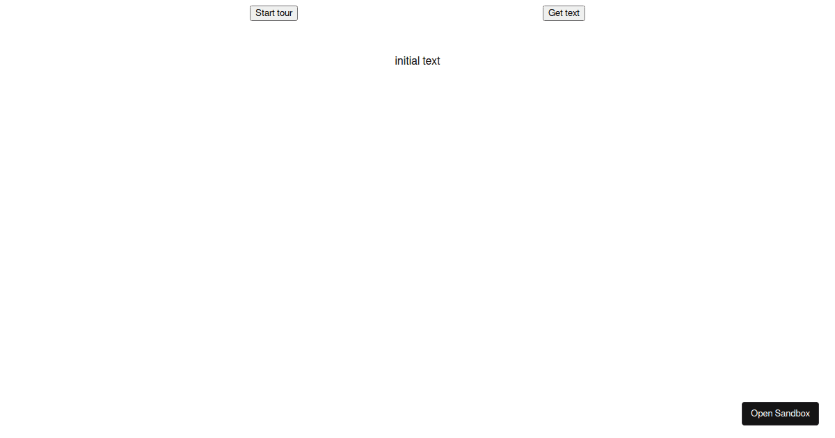 Tour With Data Fetching Forked Codesandbox
