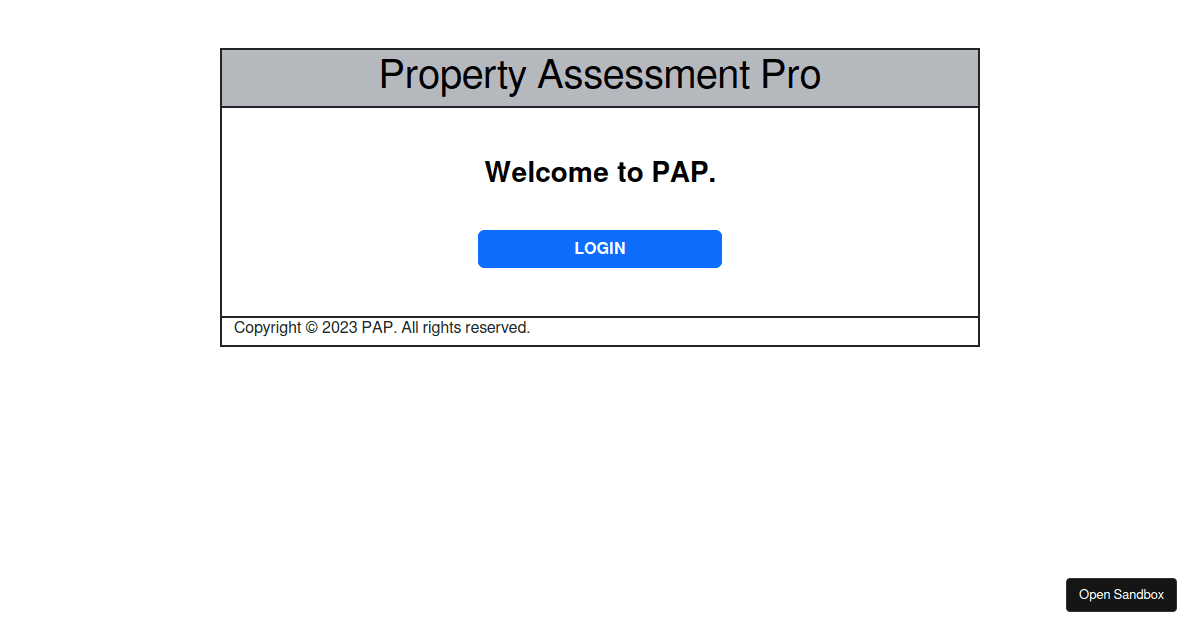PAP - Rohan - Codesandbox