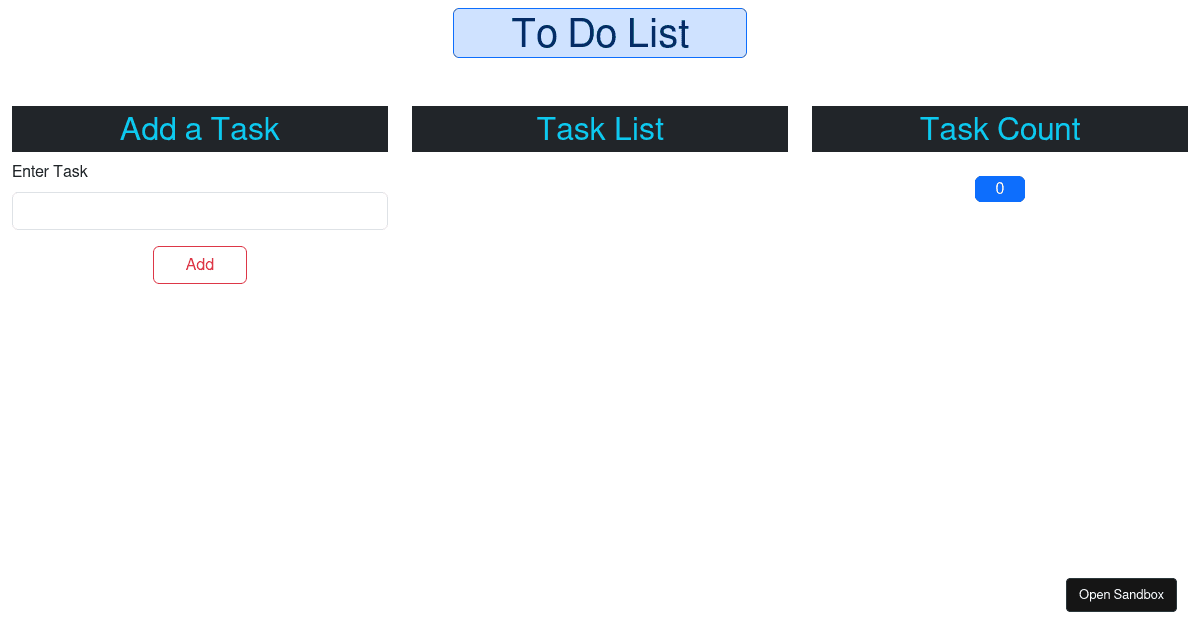React Assignment-8 - Codesandbox