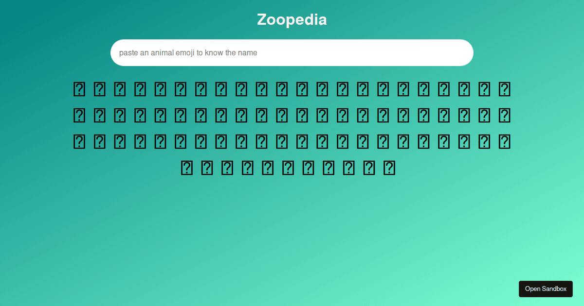First React App Codesandbox