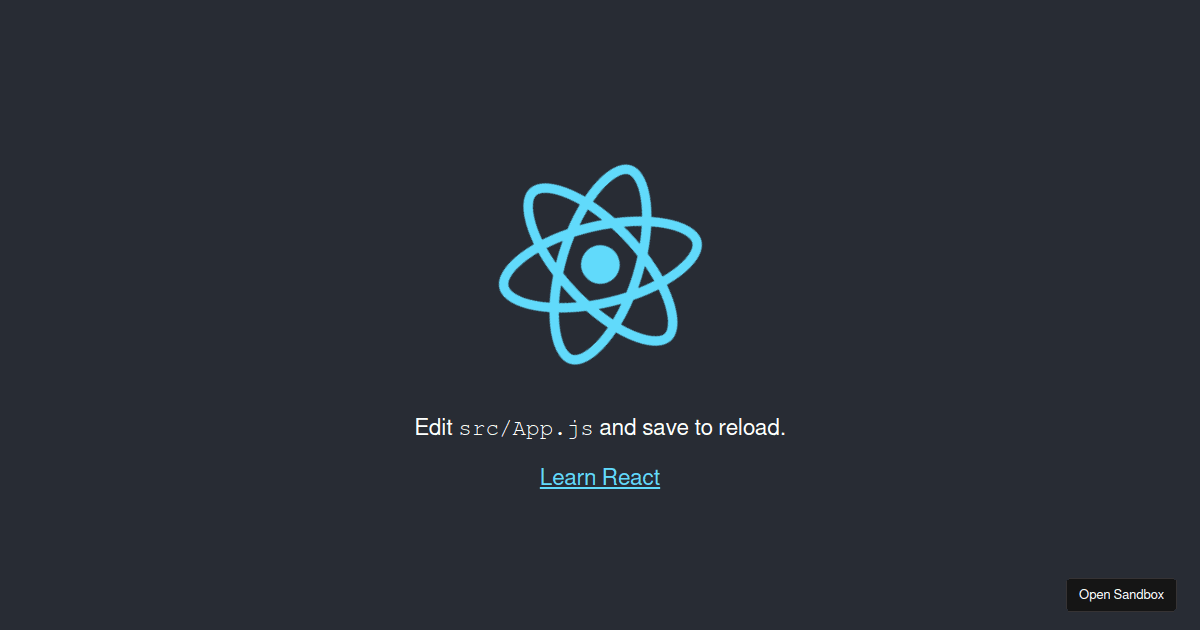 React Create React App Codesandbox 4382