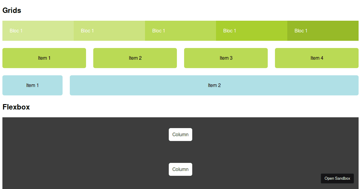 Layout Components - Codesandbox