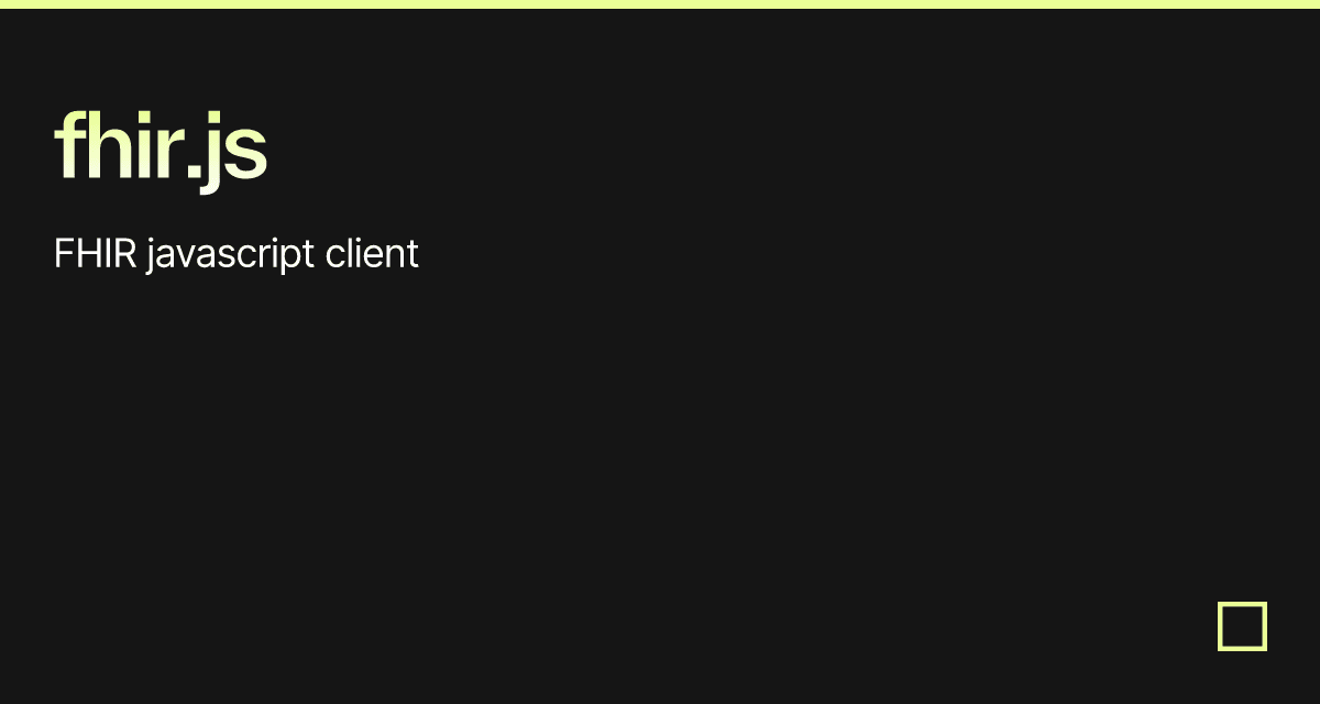 fhir.js - Codesandbox