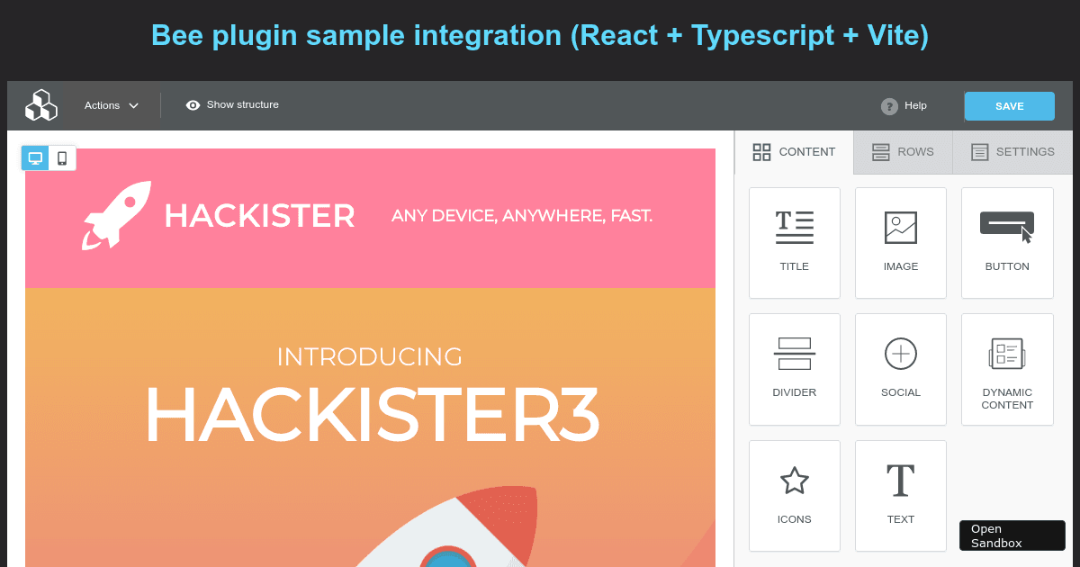 bee-plugin-react-typescript-vite - Codesandbox