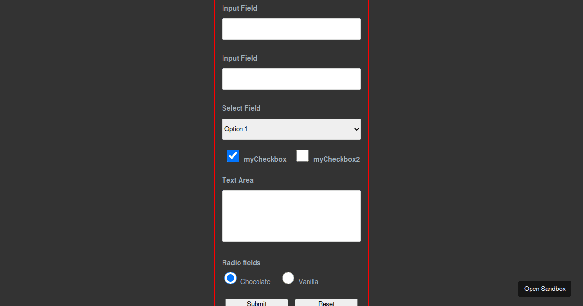 form-generator - Codesandbox