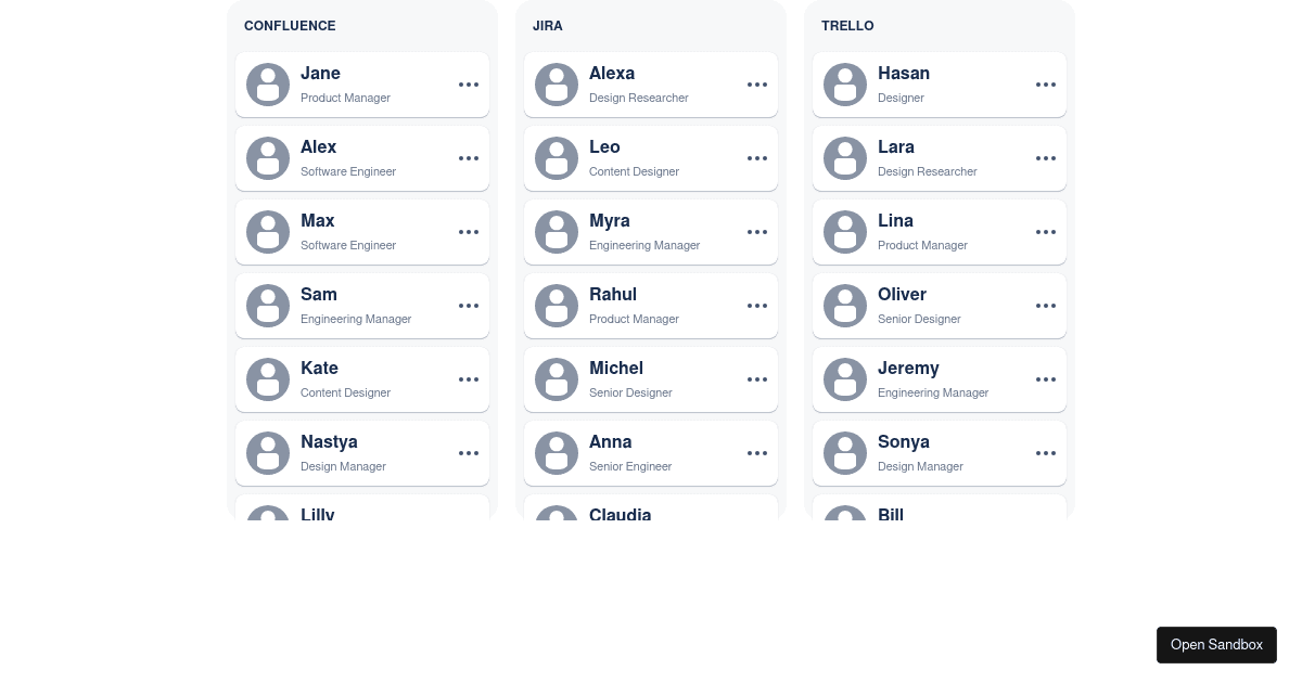 Pragmatic Drag and Drop - Codesandbox