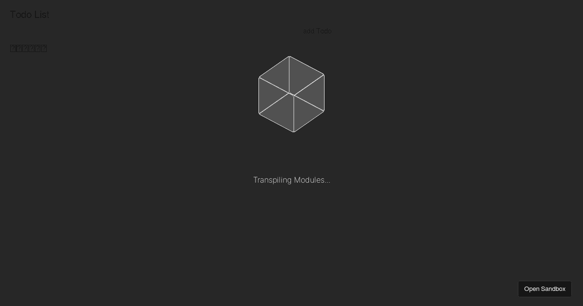 React Hooks Todo Usereducer Codesandbox