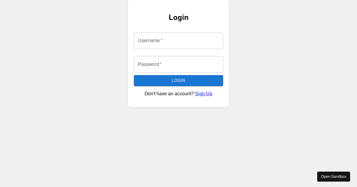Unilog Codesandbox
