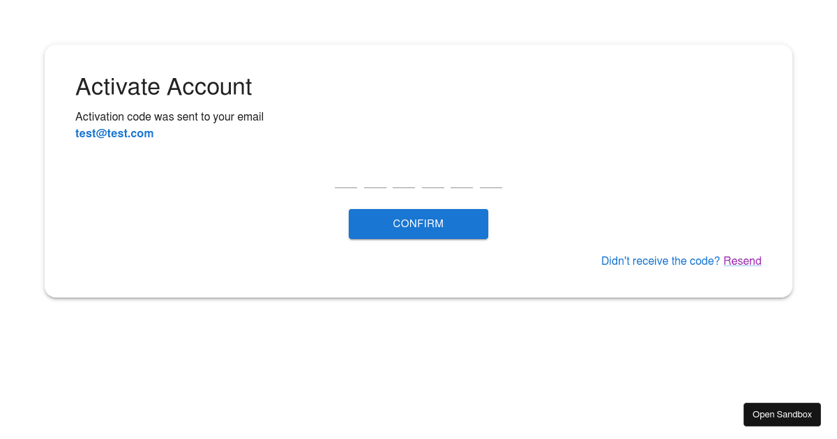 React Verification Code Input Forked Codesandbox 4889