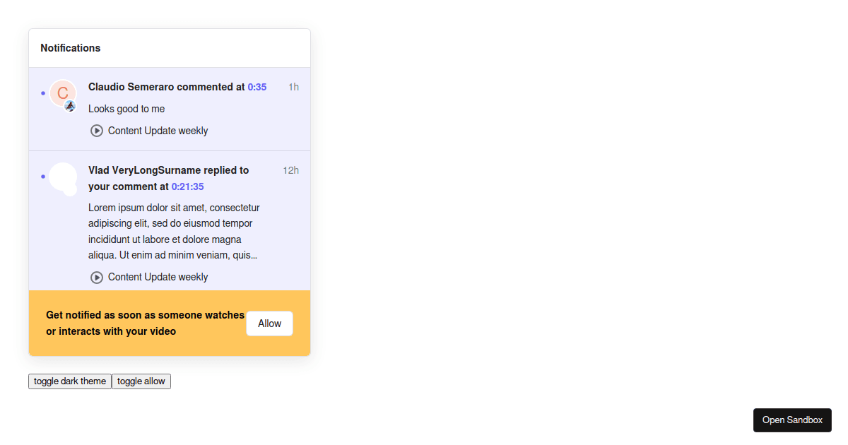 lens starter (forked) - Codesandbox