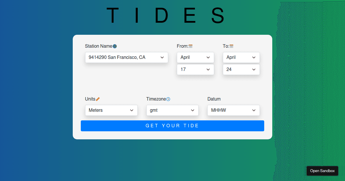 tide-app - Codesandbox
