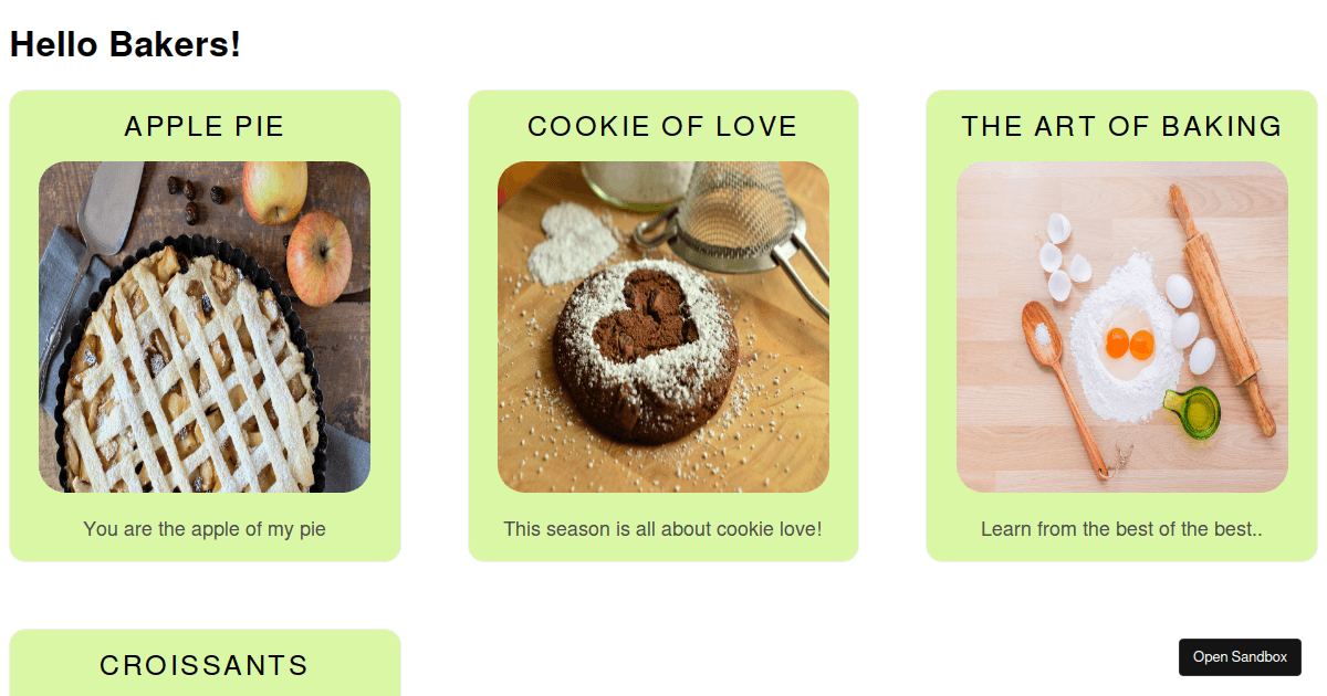 Social-card-React - Codesandbox
