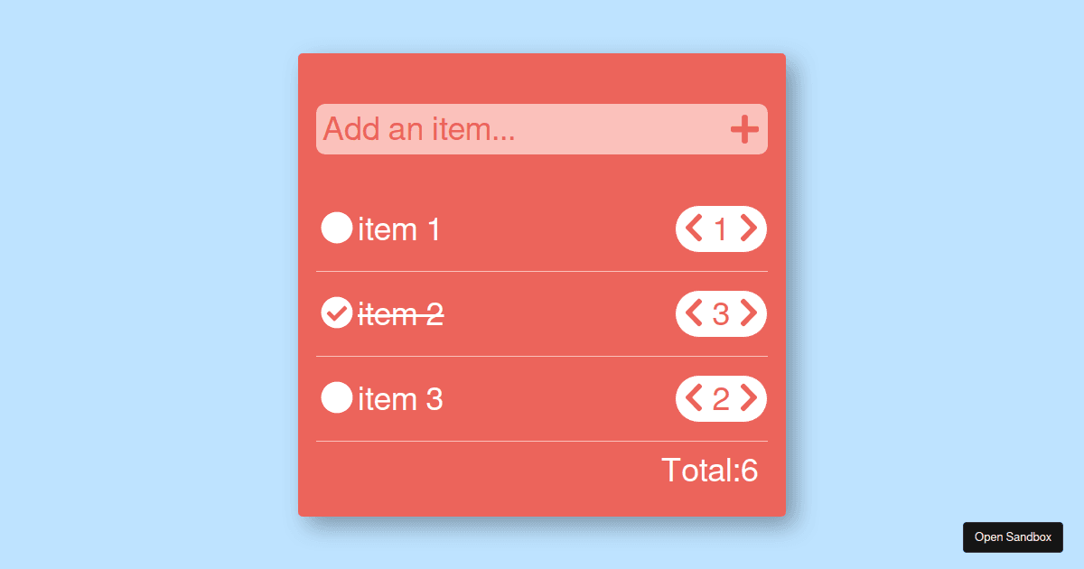 shopping-list-app - Codesandbox