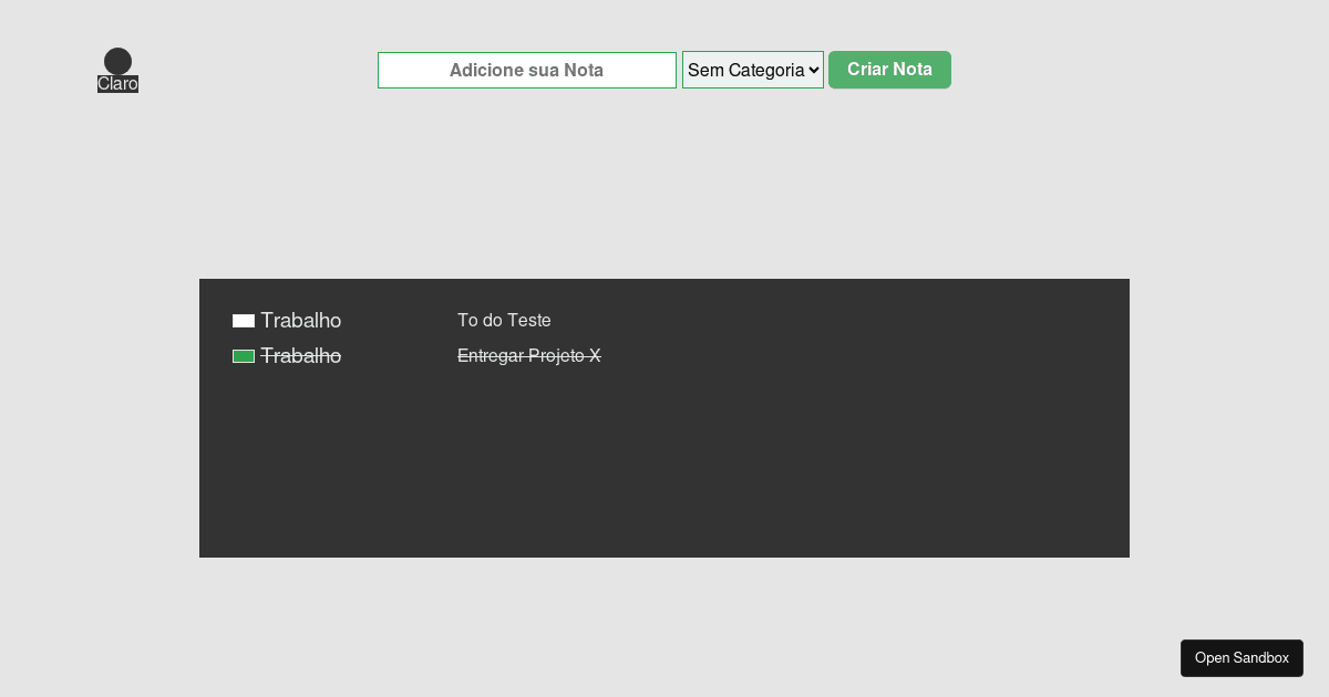 To-do-list - Codesandbox