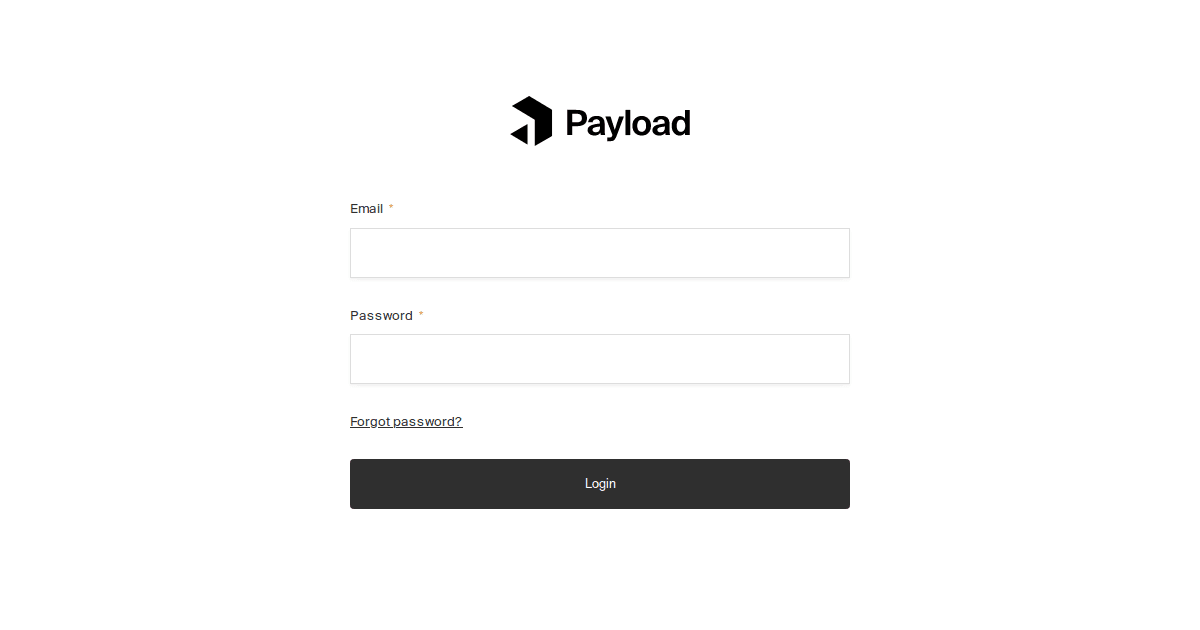Payload CMS - Example - Codesandbox
