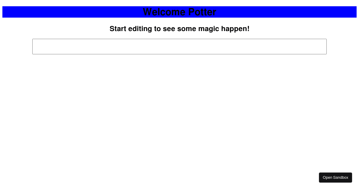 dictionary inputs - Codesandbox