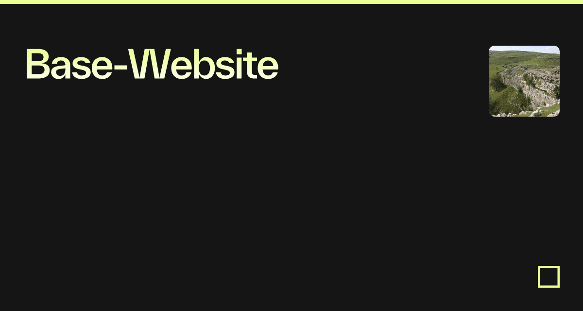 Base-Website - Codesandbox