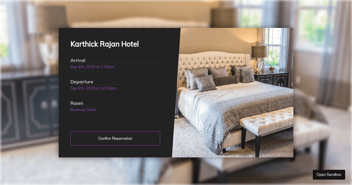 karthicktam/100-Hotel-reservation-design - Codesandbox