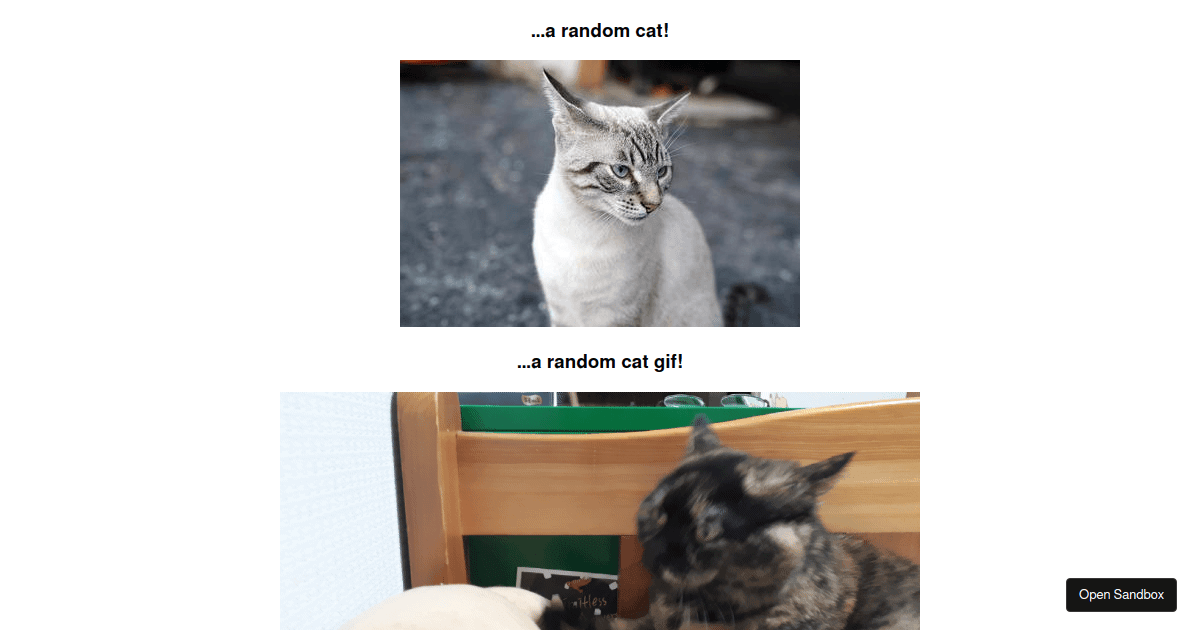 react-cats (forked) - Codesandbox