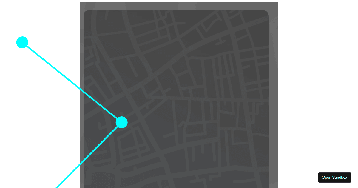 Connect The Dot Style Map Codesandbox