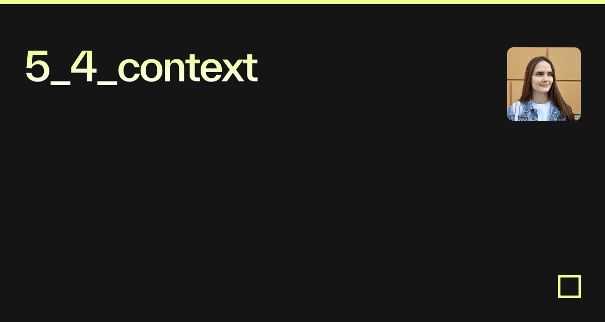 5_4_context - Codesandbox