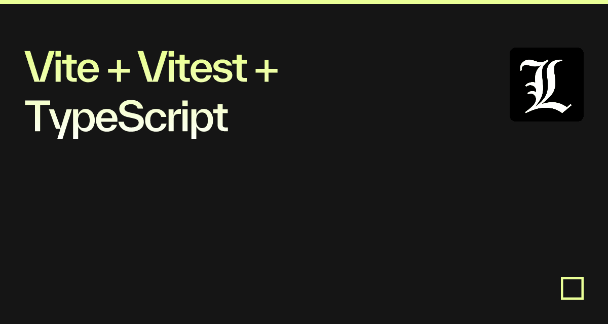 Vite Vitest Typescript Codesandbox