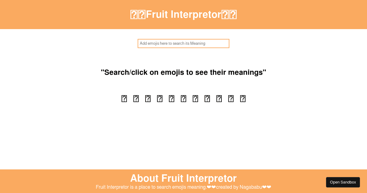 lesson4-fruit-interpreter - Codesandbox