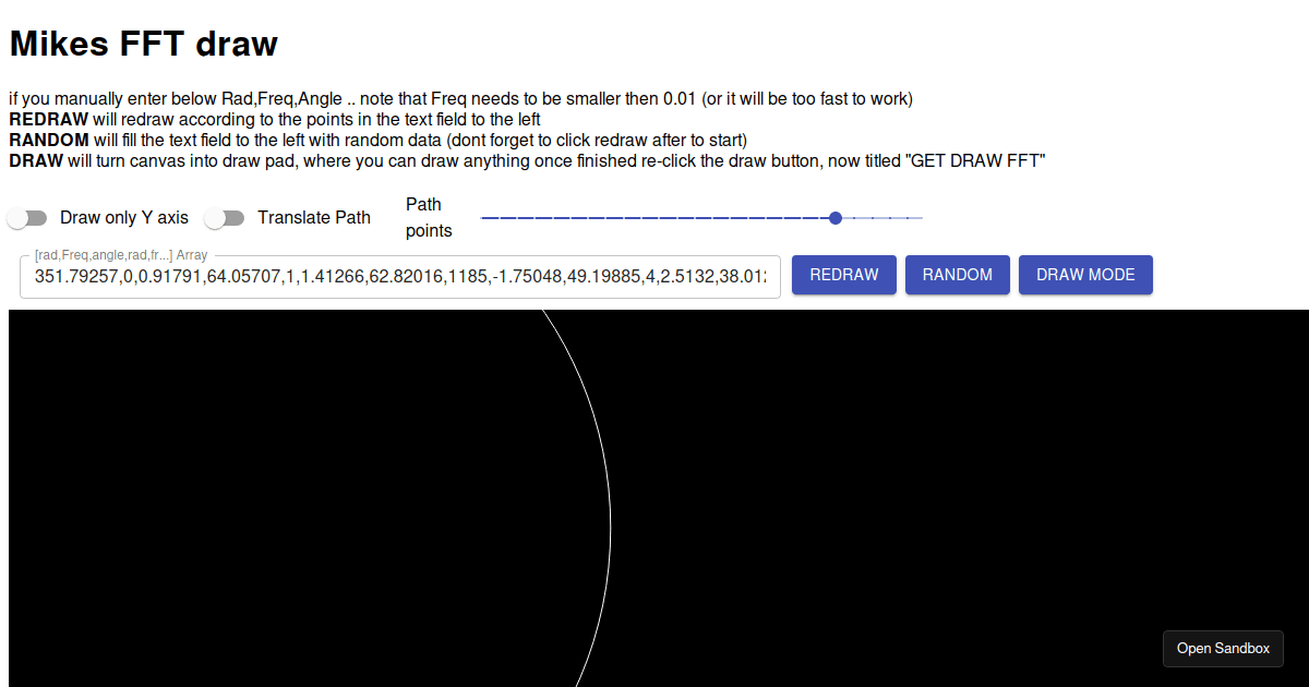 MikesFFT_Rotation - Codesandbox
