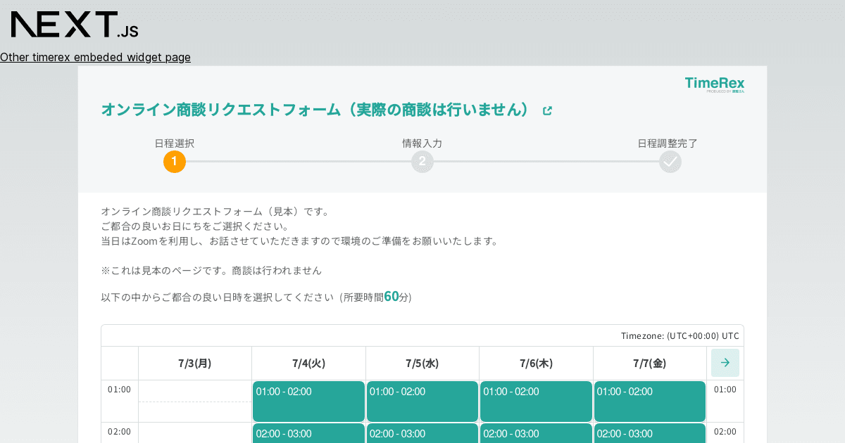 timerex-next-embedded-widget-example - Codesandbox
