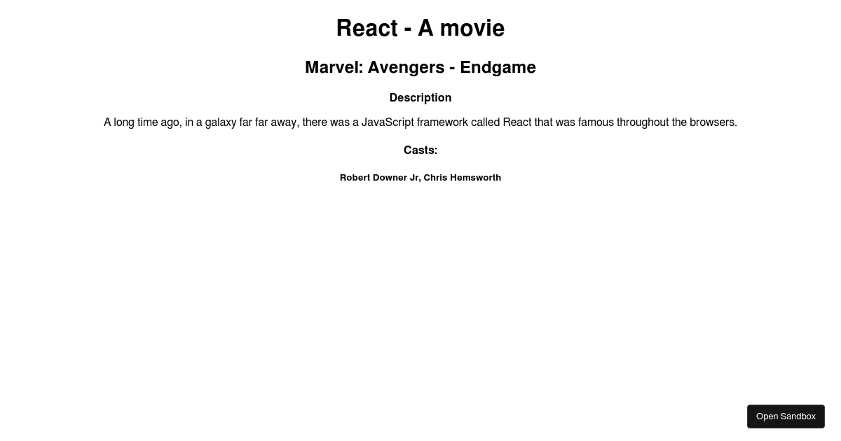 React Lazy - Codesandbox
