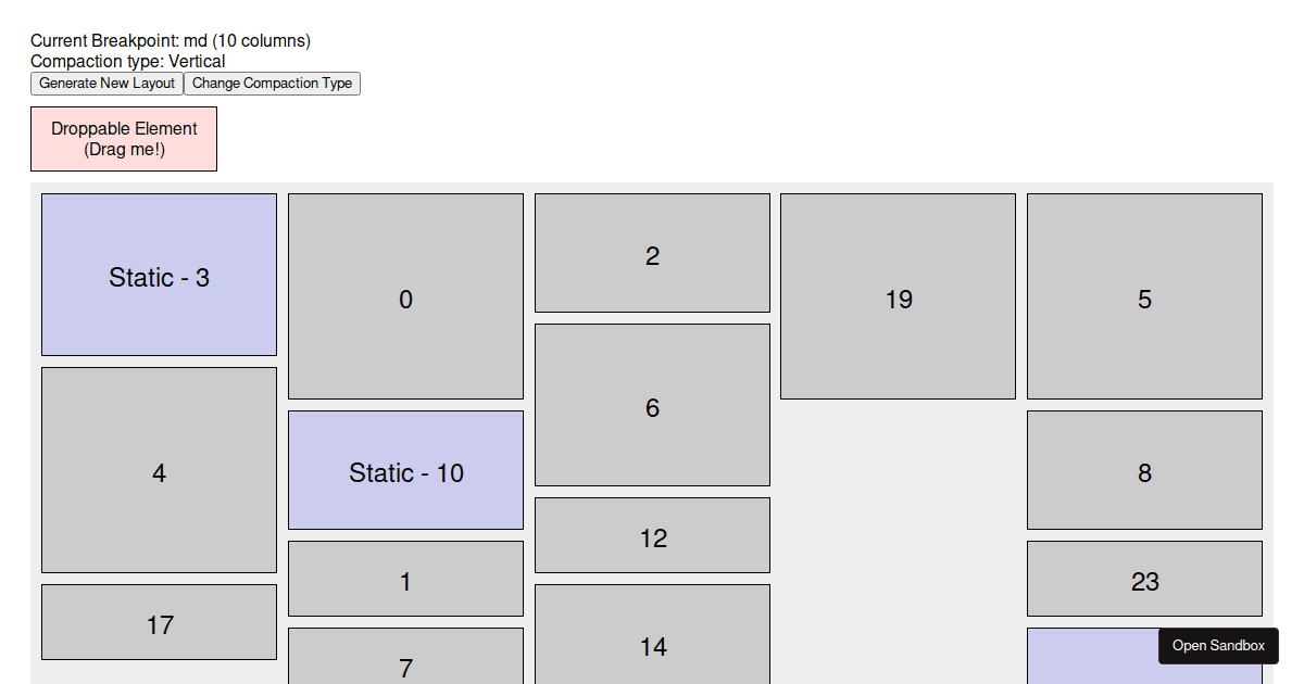 react-grid-layout/-nested-grids/-drag-from-outside (forked) - Codesandbox