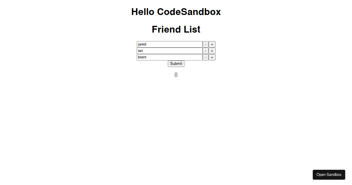 setfieldValue [] formik - Codesandbox