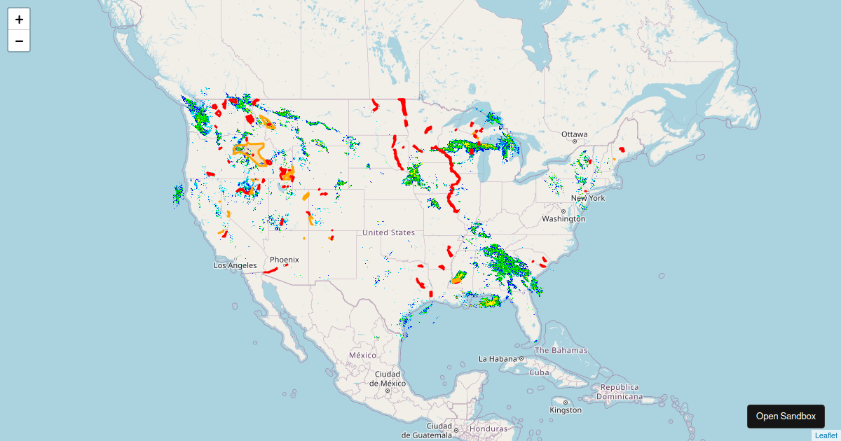 Leaflet Weather Map - Codesandbox