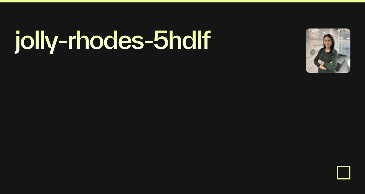 jolly-rhodes-5hdlf - Codesandbox