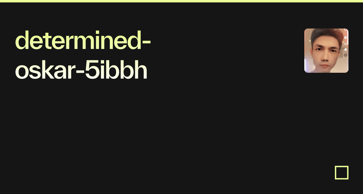 determined-oskar-5ibbh - Codesandbox