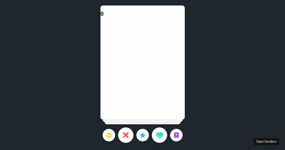 vue-tinder-preview - Codesandbox