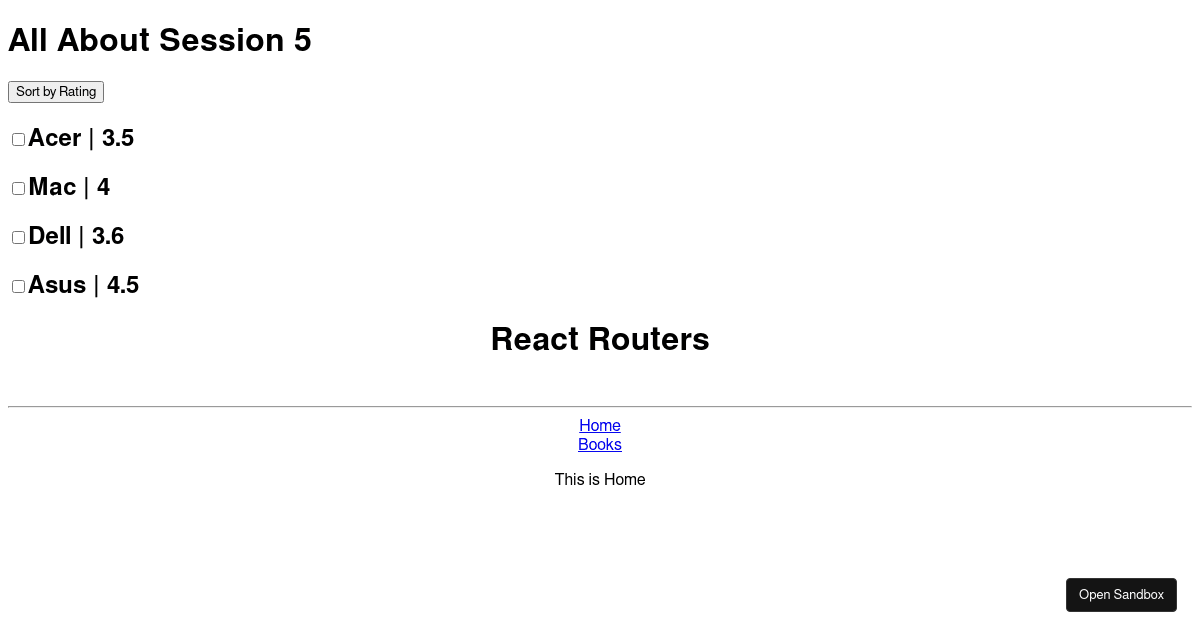 MERN-1 (Session5) - Codesandbox