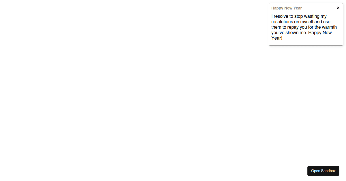 react-toast - Codesandbox