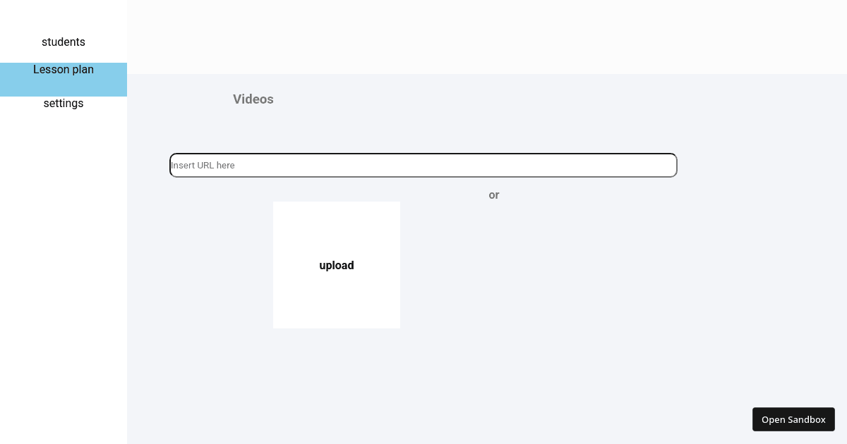 static - Codesandbox