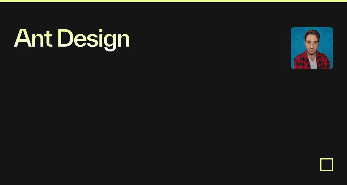 Ant Design - Codesandbox