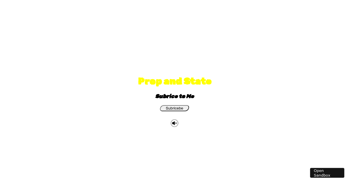 Prop and state - Codesandbox