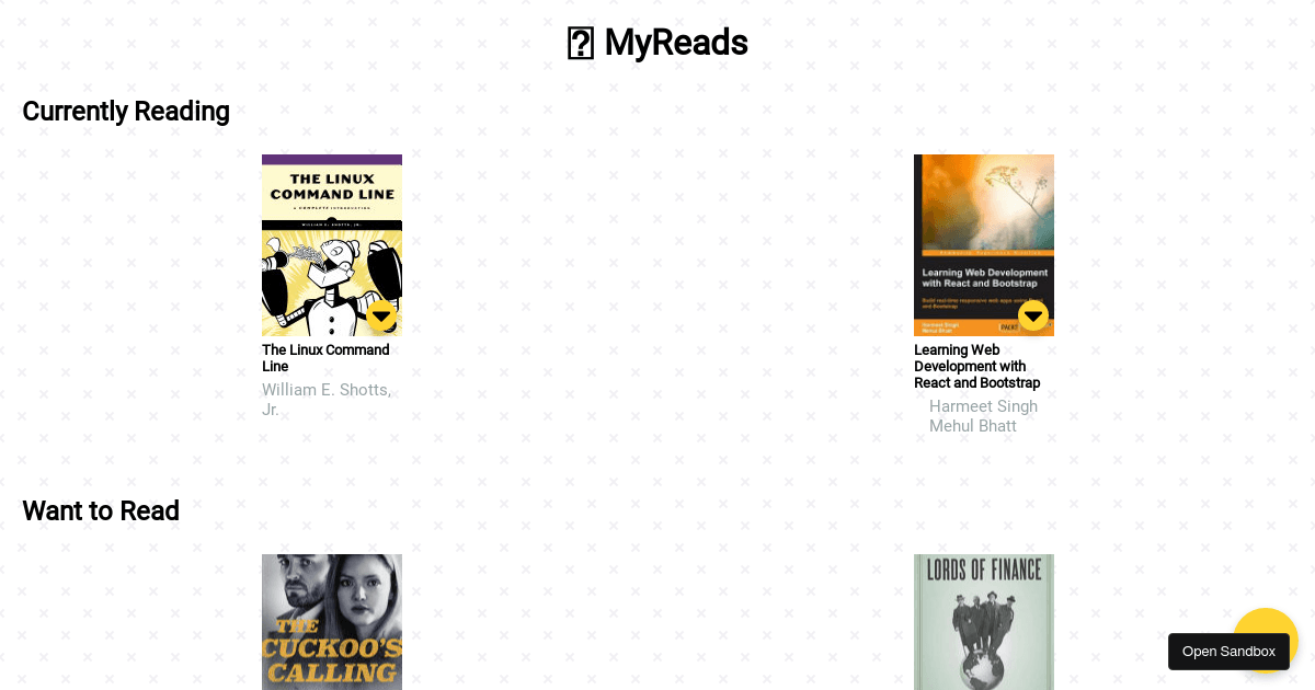 book-shelf-project - Codesandbox