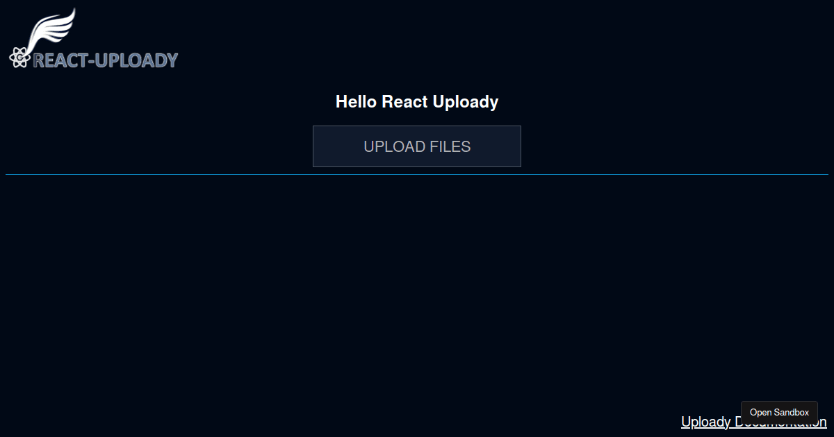 react-uploady - item finalize - Codesandbox
