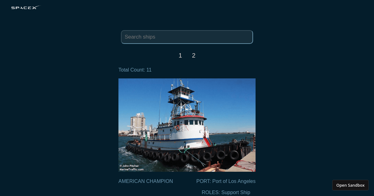 🚢 Ships (forked) - Codesandbox