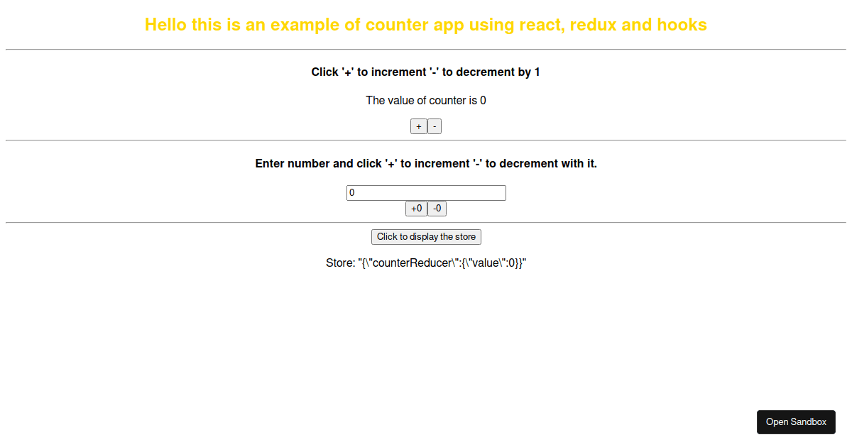 react-redux-counter-example - Codesandbox react-redux-counter-example - Codesandbox